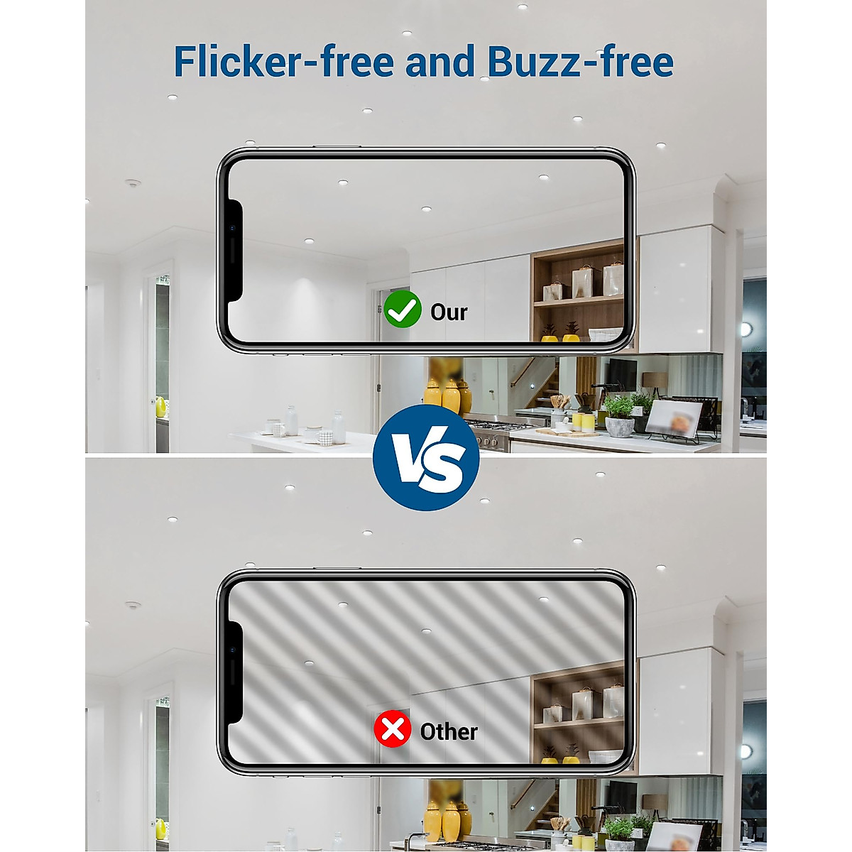 DEWENWILS GU10 LED Bulb, Dimmable, 500LM 5000K Daylight Track Lighting 7W(50W Equivalent) Bulbs for Kitchen, Living Room, Bathroom, Bedroom, UL Listed, 10 Pack