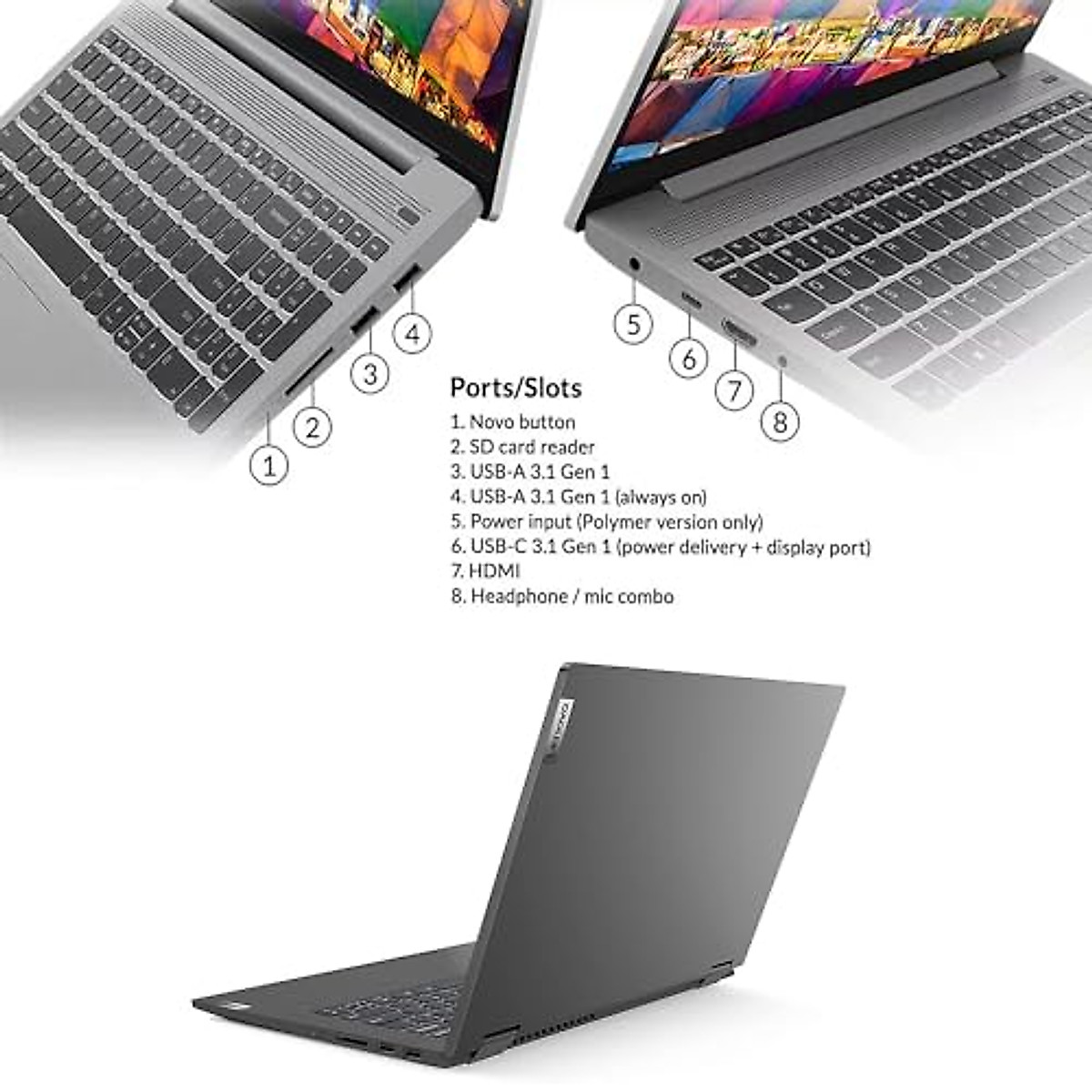 Lenovo Flex 5 Laptop, 14.0" FHD Touch Display, AMD Ryzen 7 5700U, AMD Radeon Graphics, Backlit Keyboard, Fingerprint Reader, Long Battery Life, Windows 11 (16GB RAM | 1TB PCIe SSD)