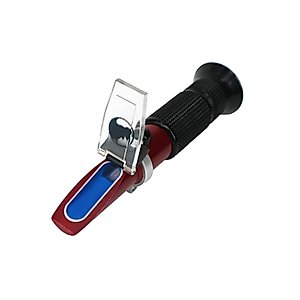 Rhino Beer (0-32% Brix & 1.000-1.130 Specific Gravity) Refractometer for Homebrew and Automatic Temperature Compensation, Replaces Homebrew Hydrometer | Teflon Coating | Wine Fruit Juice Test