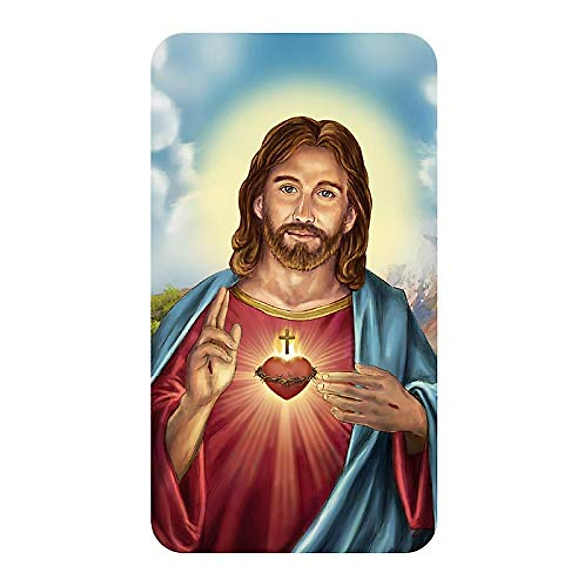 Daily Devotional Wallet, Mini Book of Favorite Catholic Novenas, Holy Card and Sacred Medal, 2 X 3 Inches