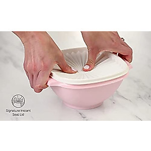Tupperware Heritage Collection 7.6 Cup Cookie Canister - Vintage Light Pink Color, Dishwasher Safe & BPA Free Container - (1.8 L)