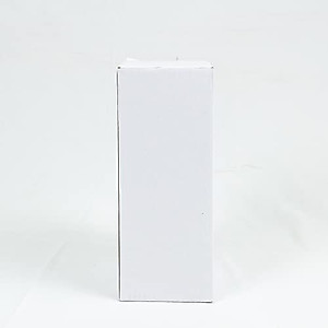 MR.R 15oz Sublimation Blanks Tumbler with Lid,Stainless Steel Double Wall Vacuum Insulated Travel Water bottle Straight Mug,Durable Powder Coated Coffee Cup,White, 450ml