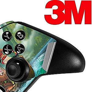 Skinit Decal Gaming Skin Compatible with Xbox One Elite Controller - Officially Licensed Disney Princess Moana and Maui Set Sail Design