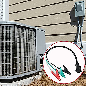 HVAC Adaptor Cord:Heavy Adaptor Cord Compatible with Yellow Jacket 69522 HVAC Tools Clearance and Equipment Circuit Breaker Finder Curcuit Finder Accessory Kit Compatible with RT250, ET300 ET310