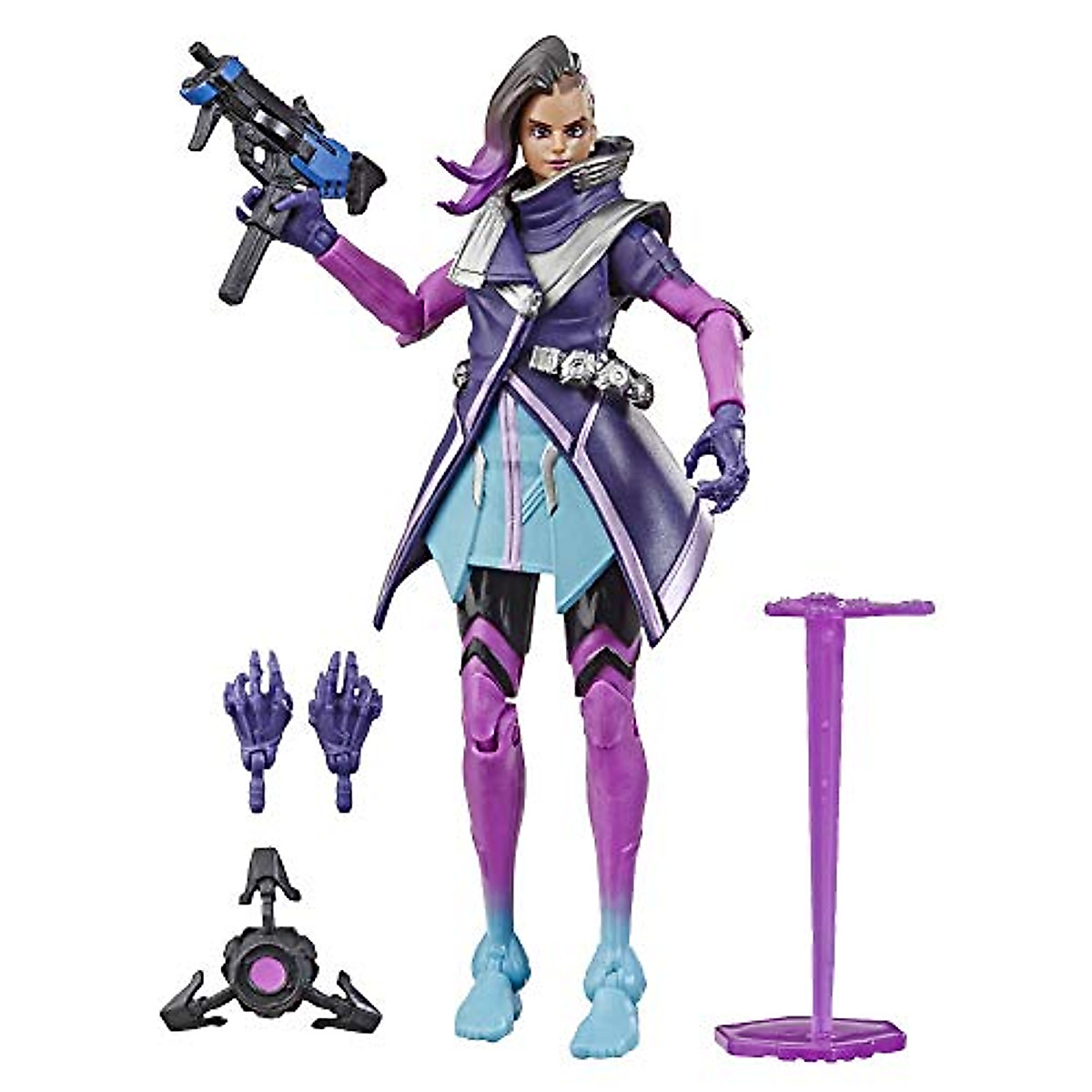 Hasbro Gaming E6487AS00 Overwatch Ultimates Series Sombra 6" Collectible Action Figure