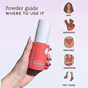 Cleo+Coco - Natural Dry Shampoo Powder - For Body & Hair - For Women - Absorbs Odor & Sweat - Essential Oils & Arrowroot Powder - Free of Talc & Parabens - PCR - Made in USA - Lavender Vanilla - 4oz