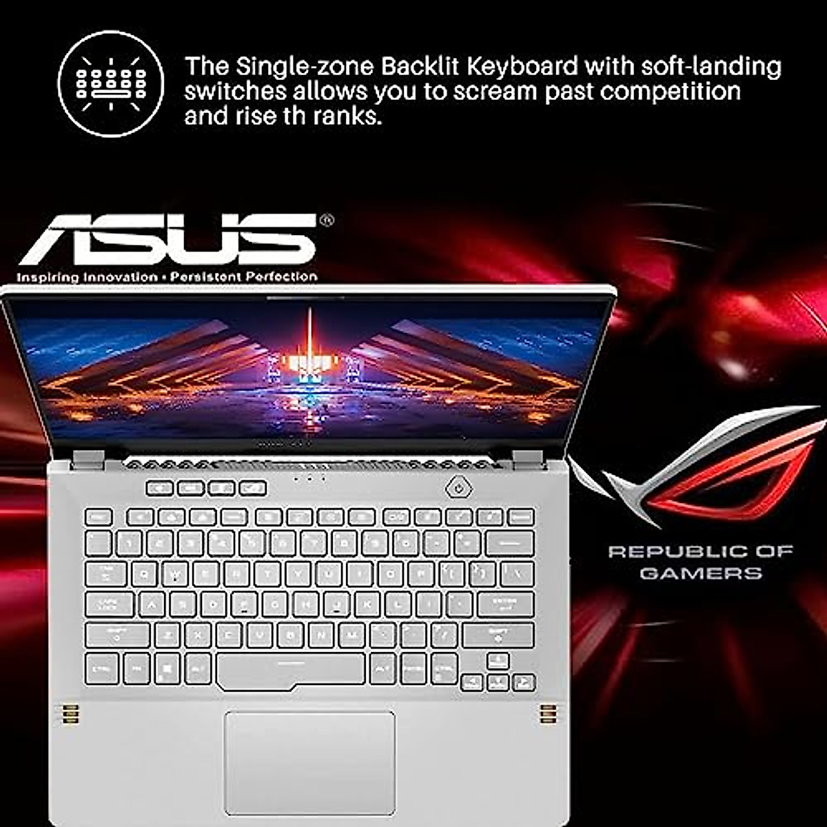 ASUS ROG Zephyrus G14 Gaming Laptop, 14" FHD 144HZ Display, AMD Ryzen 7 5800HS(Up to 4.4 GHz), NVIDIA GeForce RTX 3060 Graphics, 16GB RAM, 512GB SSD, WiFi 6, Windows 11 Home, Moonlight White