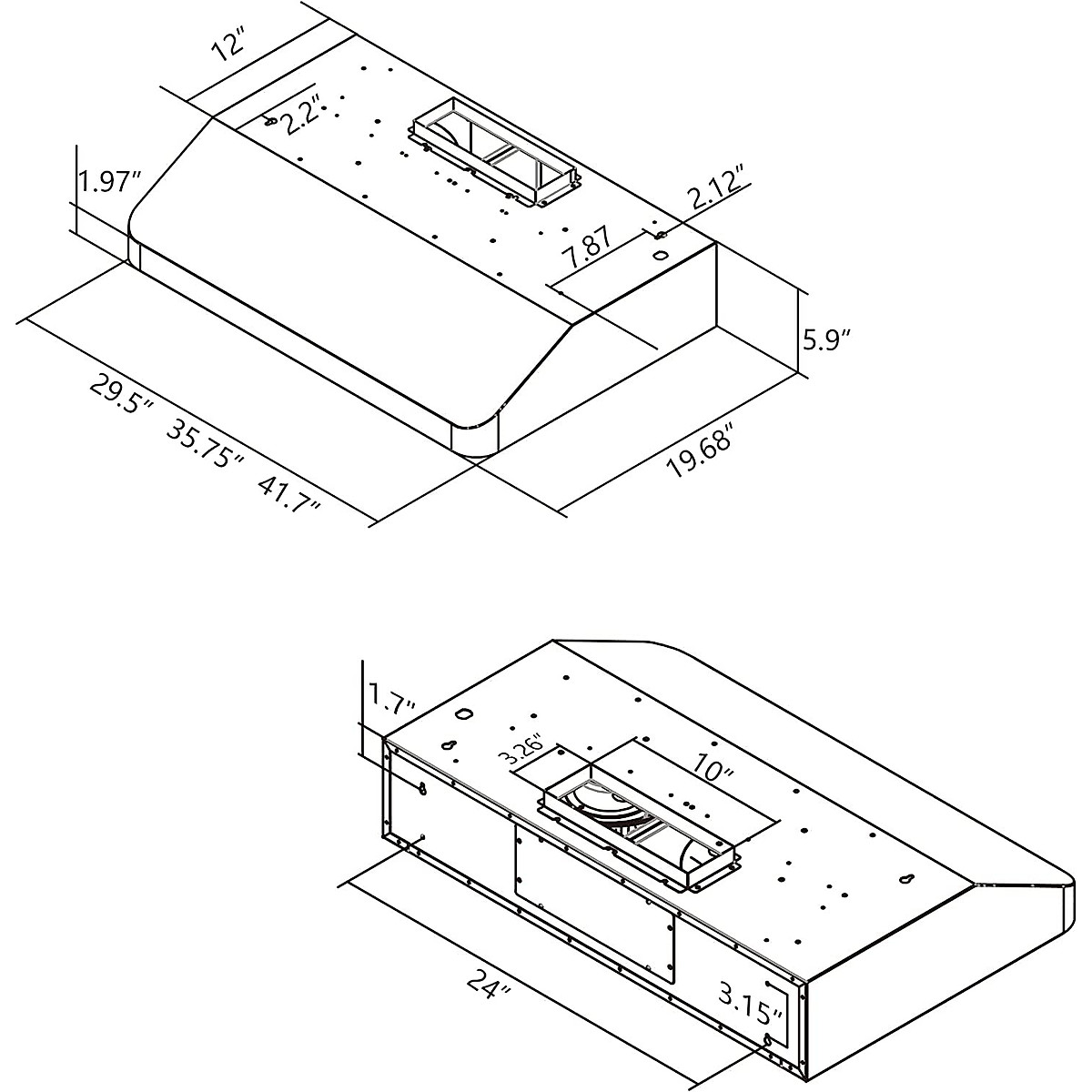 IKTCH 30 inch Under Cabinet Range Hood, 900 CFM Range Hood with 4 Speed Gesture Sensing&Touch Control Panel, Stainless Steel Range Hood 30 inch with 2 Pcs Baffle Filters