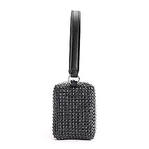 Rhinestone Crossbody Bag for Women Rhinestone Evening Bags Bling Rhinestone Purse Crystal Top Handle Handbag for Party