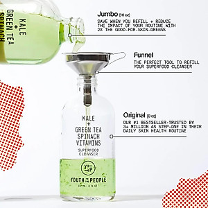 Youth To The People Superfood Cleanser Refill Kit - 8oz Pump Bottle + 16oz Refill