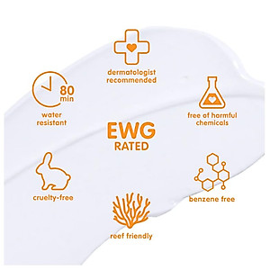 Thinkbaby Safe Sunscreen SPF 50+ - 6oz Family Size (2-Pack)