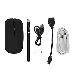 fannay 10.1 Inch Tablet, 5G WiFi Tablet PC US Plug 100-240V Support FM GPS 1920x1200 IPS Support 11.0 with 4G LTE Keyboard (Green)