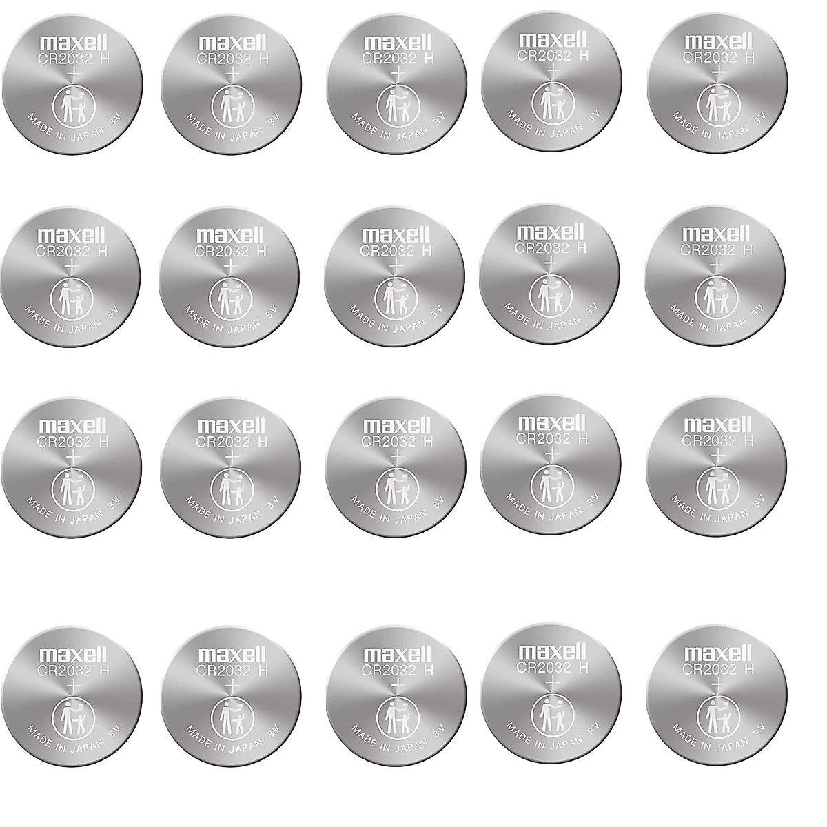 Maxell CR2032 lithium batteries - Pack of 20, New hologram packaging that guarantees authenticity (1)