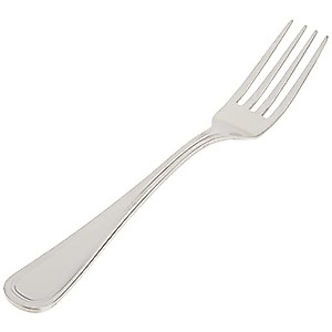 Winco Continental Table Fork Set, European, Heavyweight Stainless Steel, 18/0, 12-Piece