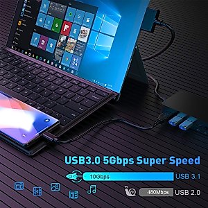 12 in 1 Surface Dock (2*HDMI +VGA), Microsoft Surface pro Docking Station Triple Display (Surface-Dock-701)