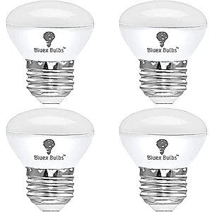 4 Pack R14 LED Bulb 4W E26 Base Mini Reflector Floodlight Light Bulb Dimmable 5000K Daylight - 40W Equivalent - Mini Light Bulbs, Short Light Bulbs, Curio Cabinet Light Bulb, R14 Bulb Flood Light