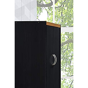 Hodedah 4-Door 4-Shelves, 5-Compartments Kitchen Pantry