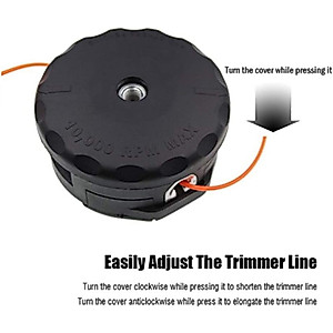 YukaBa Head for Echo Speed Feed 400 SRM-225 SRM-230 SRM-210 Echo Weed Eater Pas210 Pas211 Pas225 (1 Pack)