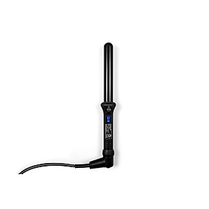 NuMe Classic Ceramic Curling Wand - Tourmaline 25mm Barrel Hair Curler, Negative Ion Conditioning, Far Infrared Heat - All Hair Types