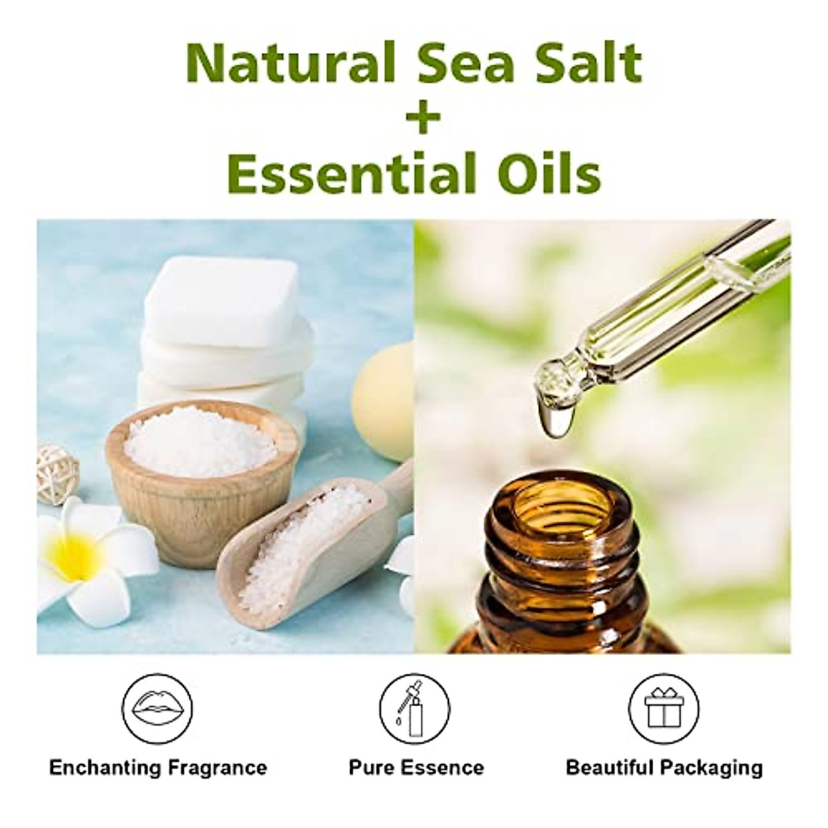 2-Pack Rainbow Bath Bombs Spa Set, 6.3oz Untra Large Size, Moisturizes Skin Contain Organic Ingredients, Natural Essential Oil