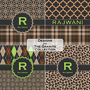 Granite Leopard Book Mark w/Tassel (Personalized)