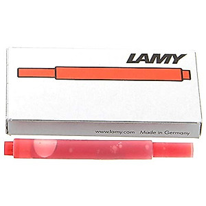 Lamy Cartridges Refill, Pack of 5, Red (T10RD)