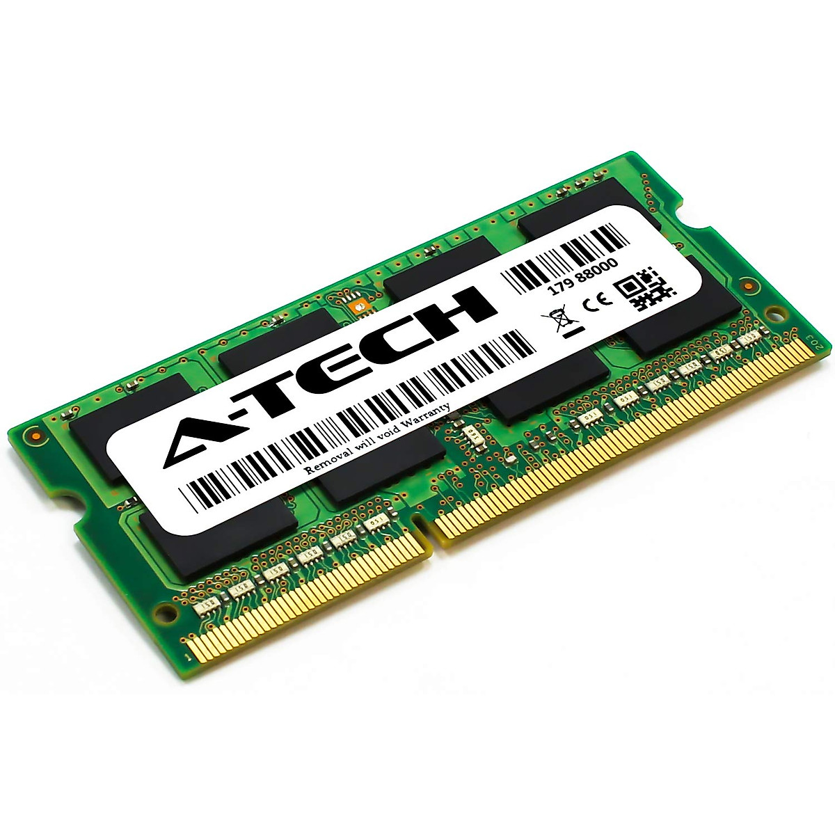 A-Tech 8GB RAM Replacement for Samsung M471B1G73QH0-YK0 | DDR3/DDR3L 1600MHz PC3L-12800 2Rx8 1.35V SODIMM 204-Pin Memory Module
