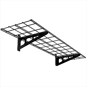 Sylvan Modular Garage Wall Shelves for Storage DIY Wall Mount Shelf with Garage Shelving Wall Mounted Kit Sturdy Garage Wall Shelving and Wall Mount Shelf Construction (1'x4')