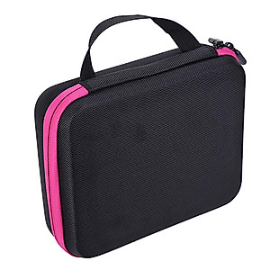 Joyzan Embroidery Diamond Storage Box, 30 Slots Compartments Clearly Double Seal Painting Storage Containers Case Organizer for DIY Art Craft Nail Diamonds Bead (Rose Red)