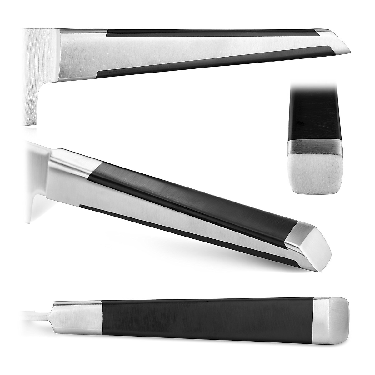 Cangshan X Series German Steel Forged Serrated Utility Knife, 5", Silver