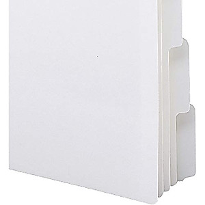 Smead® 3-Ring Binder Index Dividers, 5-Tab, 11" x 8 1/2", White, Pack of 20 Sets