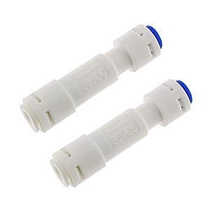 E-outstanding Flow Restrictor 2PCS 1/4Inch 300CC Flow Restrictors with Quick Connect for RO Reverse Osmosis Systems