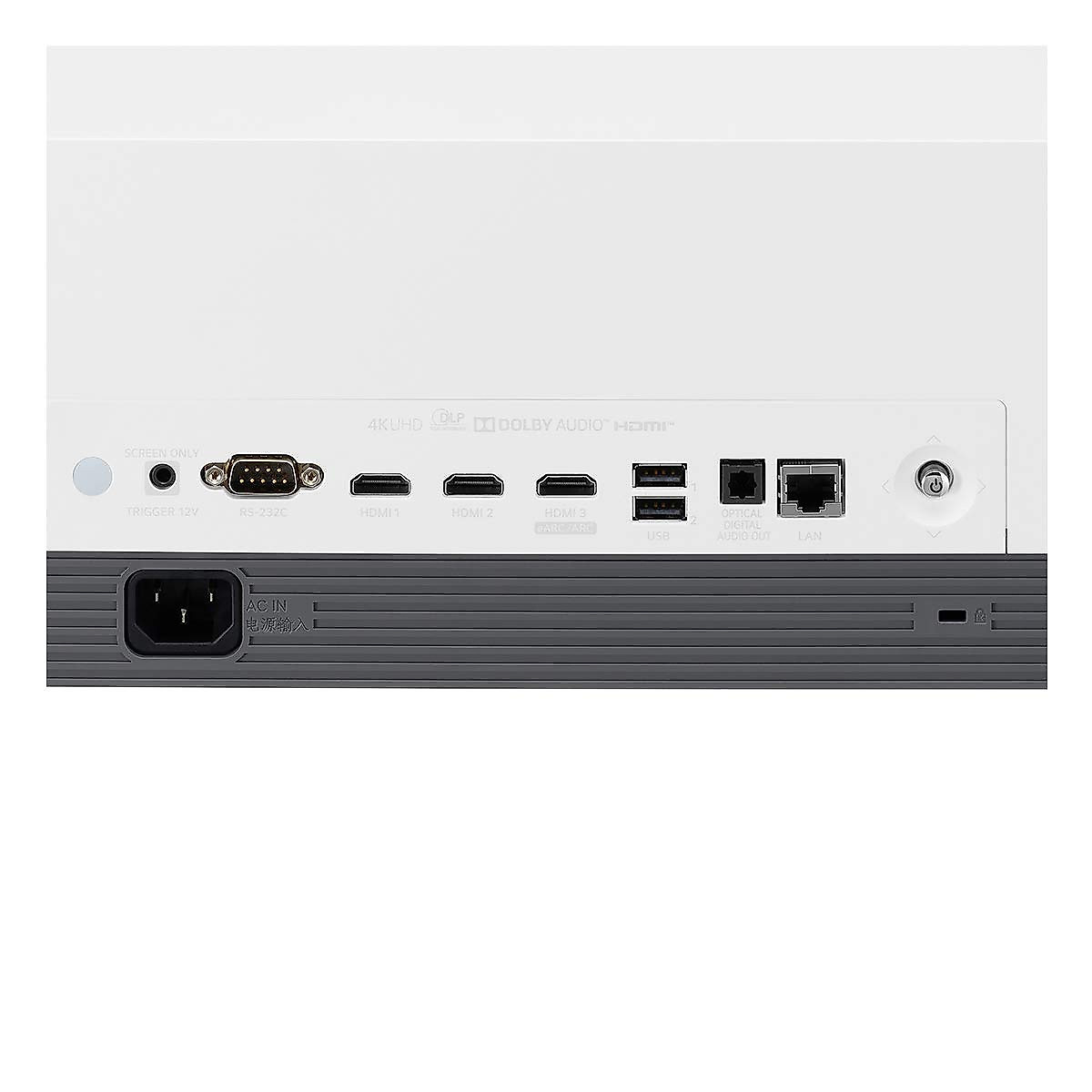 LG HU810PW 4K UHD (3840 x 2160) Smart Dual Laser CineBeam Projector with 97% DCI-P3 and 2700 ANSI Lumens