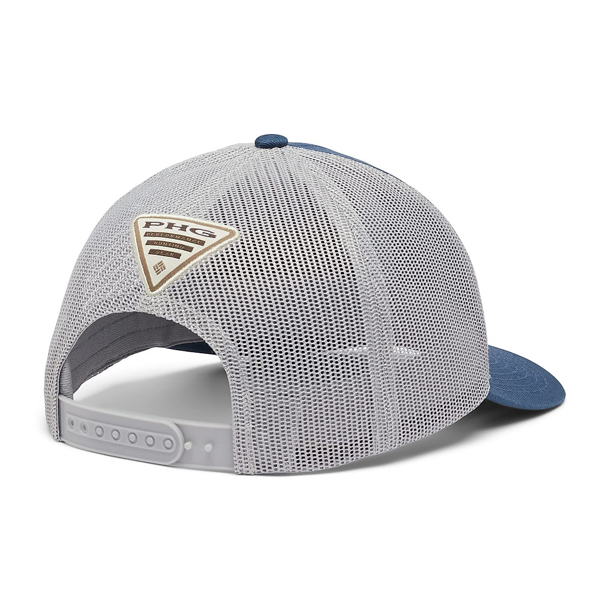 Columbia Unisex PHG Leather Game Flag Snap Back - High, Zinc/Cool Grey, One Size