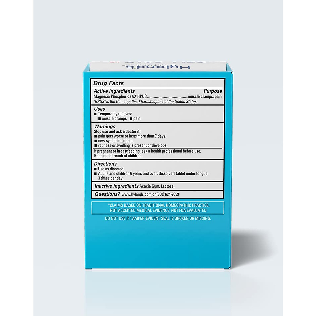 Hyland's PMS Relief, Natural Homeopathic Relief of Menstrual Pain and Muscle Cramp Symptoms Naturals, Muscle Relaxer, Quick Dissolving #8 Cell Salts Magnesia Phosphoric 6X Tablets, 100 Count