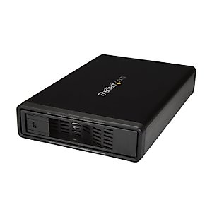 StarTech.com 3.5" External SATA Hard Drive Enclosure - Trayless - eSATA / USB 3.0 (USB 3.1 Gen 1) Hard Drive Enclosure w/ UASP , TAA (S351BMU33ET)