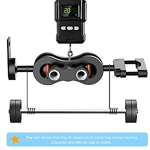 SDSACZMU Radar Detector Mount, Aluminum Rearview Mirror Rod Radar Bracket,for Cobra iRadar ESD SPX RAD 480i 450 380 7800BT Radar Detector