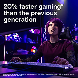 Crucial T700 1TB Gen5 NVMe M.2 SSD - Up to 11,700 MB/s - DirectStorage Enabled - CT1000T700SSD3 - Gaming, Photography, Video Editing & Design - Internal Solid State Drive