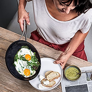 KitchenAid Forged Hardened Hard Anodized PFAS-Free Ceramic Non-Stick, 20cm and 28cm Frying Pan Set, Induction, Oven Safe, Dishwasher Safe, Black