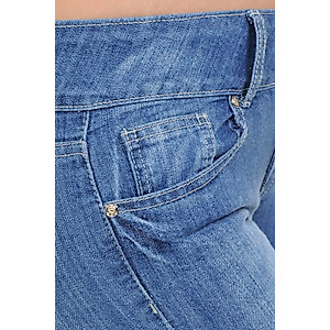 KUNMI Jack David ALLABREVE Gboomo 1826 WallFlower Plus Size Astylish Distressed Ripped Lee Blue Skinny Jeans Lildy vanberfia…