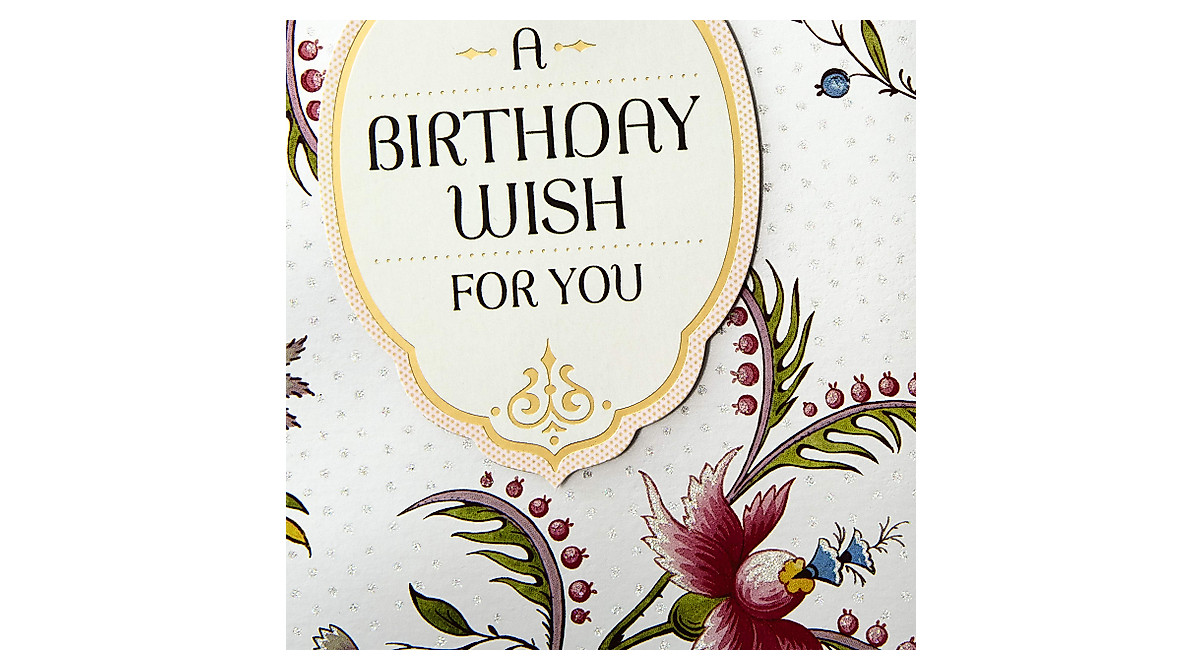 Hallmark Golden Thread Birthday Card | Celebrate with Style