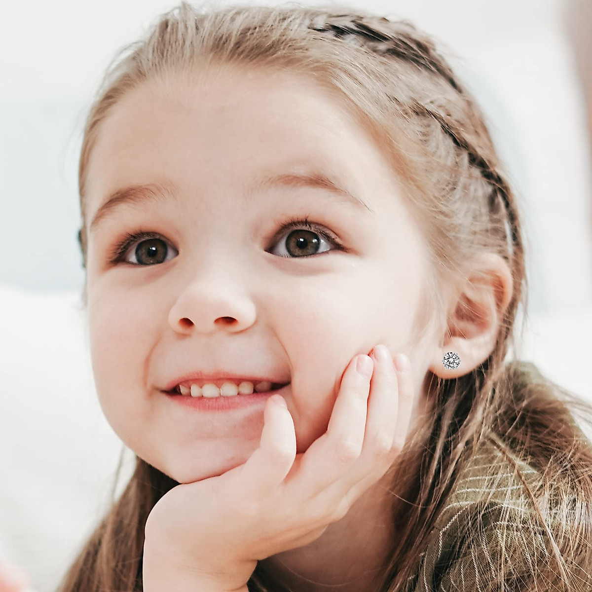 Stud Earrings Set LUCKYPADS 12 Pairs Stud Earrings for Women Hypoallergenic Stainless Steel Stud Earrings Pack Men Earrings Stud with Cubic Zirconia