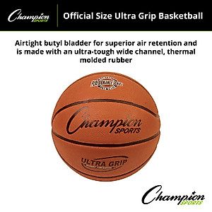 Champion Sports Composite Game Basketballs, Official (Size 7 - 29.5")