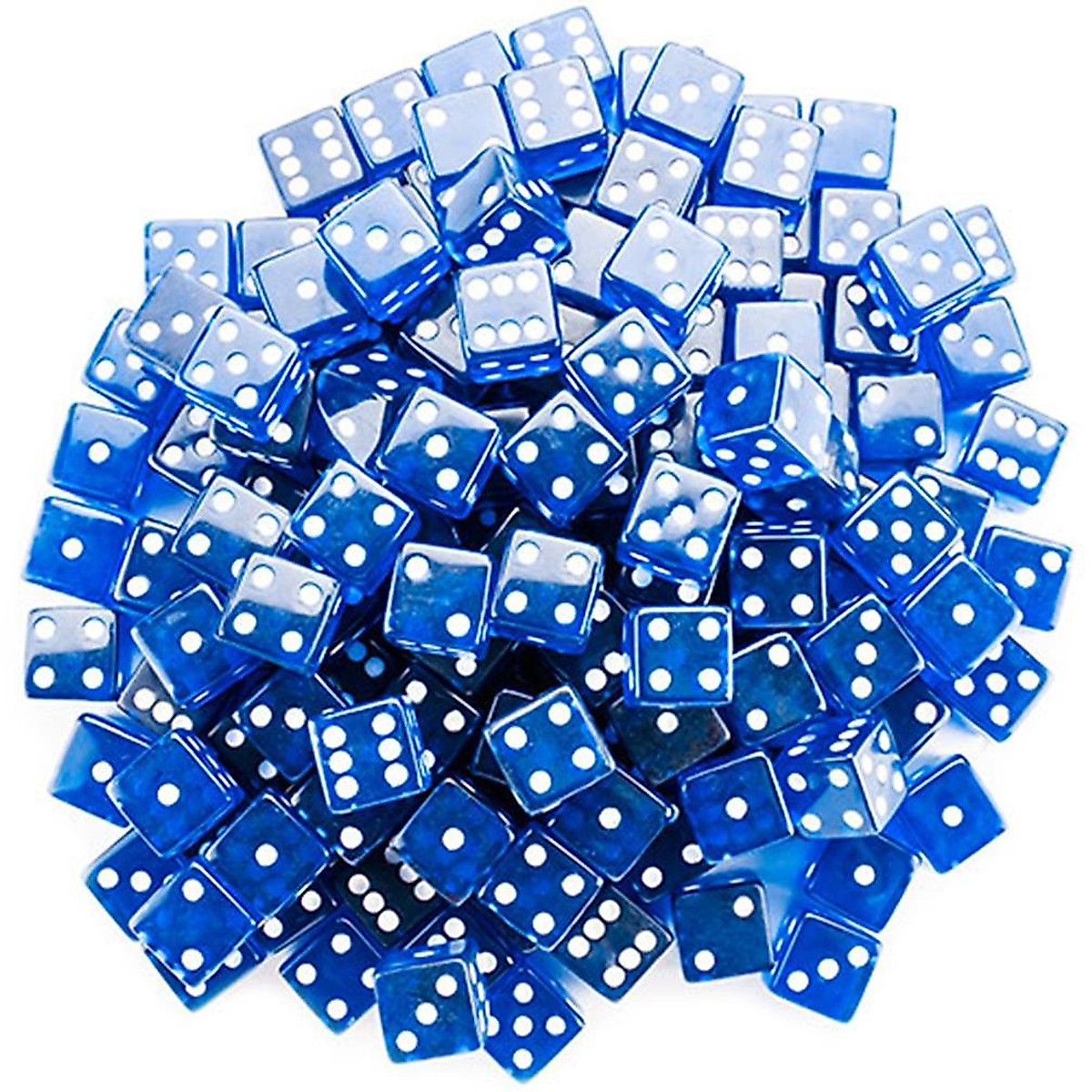 Brybelly 100 Count 19mm Dice (Blue)