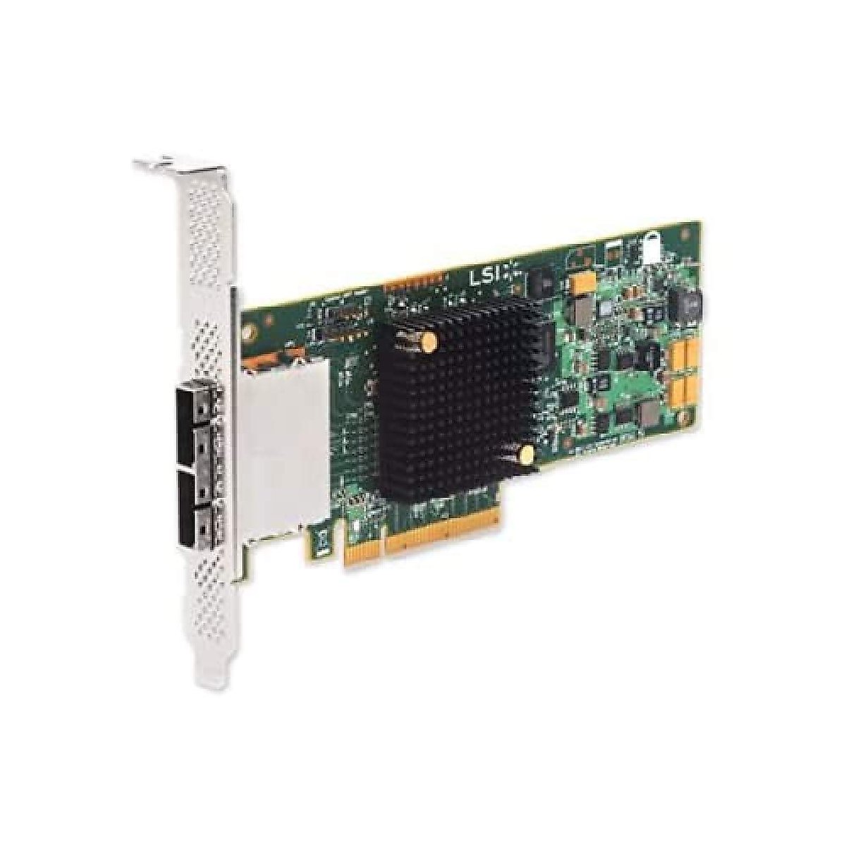 LSI SAS9207-8E Logic SGL SAS PCIE 12/3.3V CTLR 8Port Ext 6GB/S SATA Plus SAS