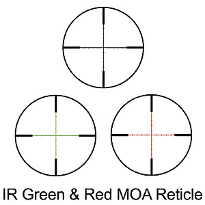 Barska AC12784 Level Scope 4-16x50 with FMC Lens and Illuminated Mil-Dot Reticle, 30mm Tube
