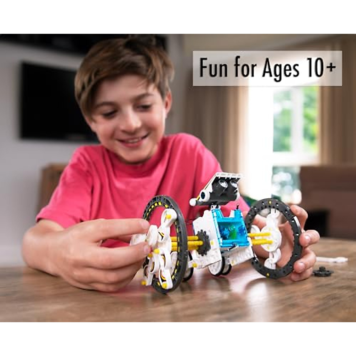 Teach Tech SolarBot.14, Transforming Solar Robot Kit, STEM Learning Toys for Kids 10+