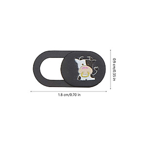Computer Camera 6Pcs Webcam Cover Slide Cow Ox Pattern Camera Slide Blocker Plastic Laptop Camera Privacy Cover Sticker for Smartphones Computer Tablet Camera Zodiac Computadoras Laptop
