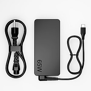 65W USB C Laptop Charger Fit for Lenovo ThinkPad X280 X380 X390 L390 E480 E495 E580 E590 T480 T490 T580 Yoga L13 7i C740 920 C930 C940 Lenovo laptop charger Applies to 45W Chromebook Charger USB-C