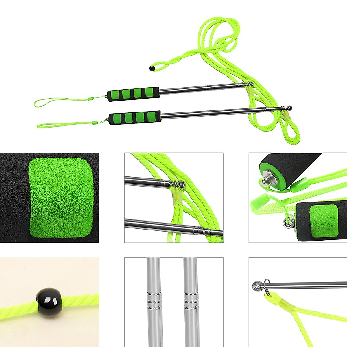 E-KNOW Bubble Wand,Stainless Steel Giant Bubble Wand Outdoor Toy for Kids Telescopic Design, Bubble Toys for Party, Works Best Bubbleventi Bubble Mix